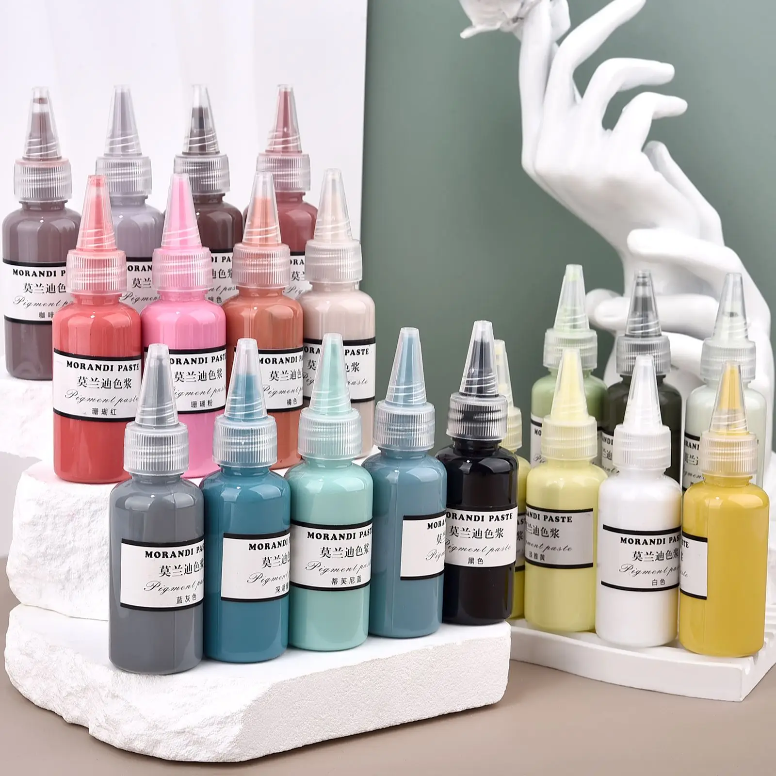 30g-Bottle-High-Concentration-Macaron-Solid-Color-Paste-Resin-Pigment ...