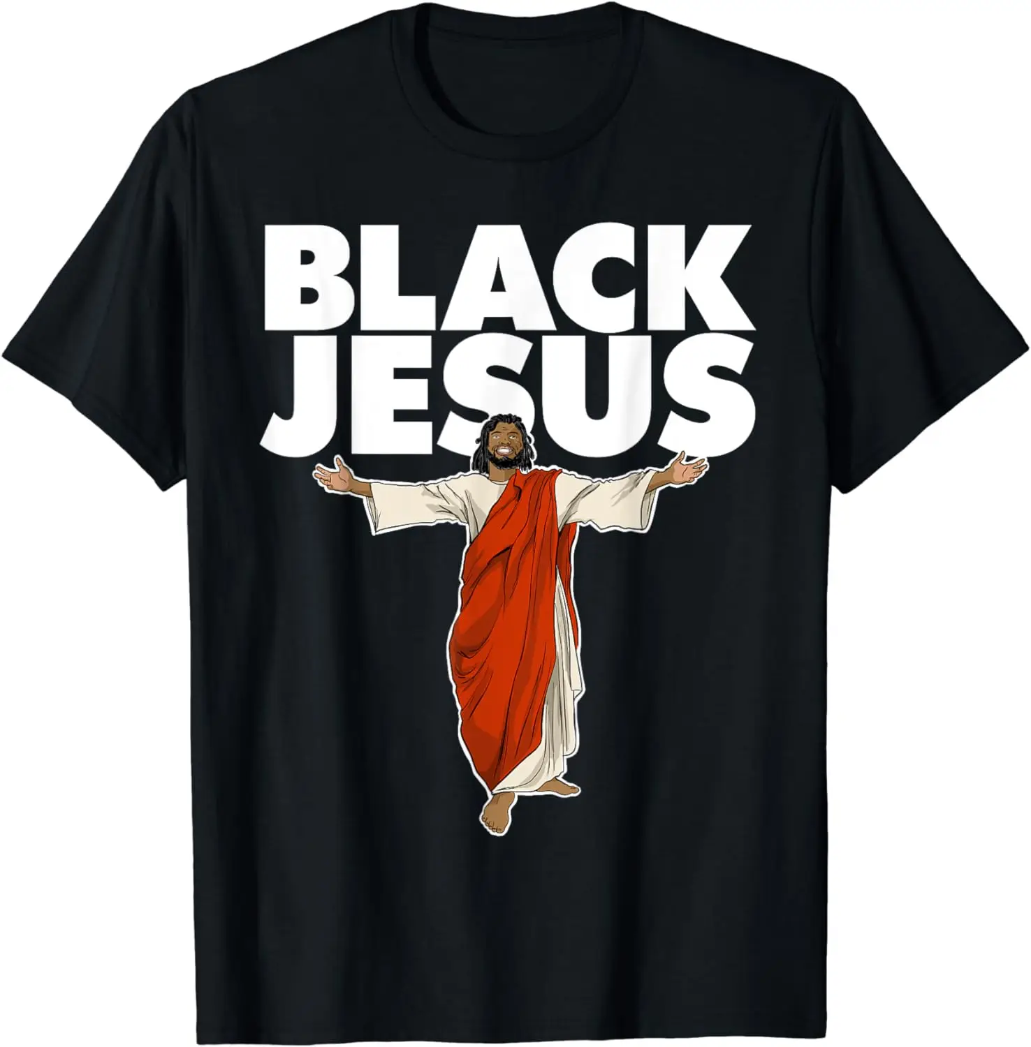 Black-Jesus-T-Shirt-Fun-Street-Casual-Fashion-Jesus-Clothes-Men ...