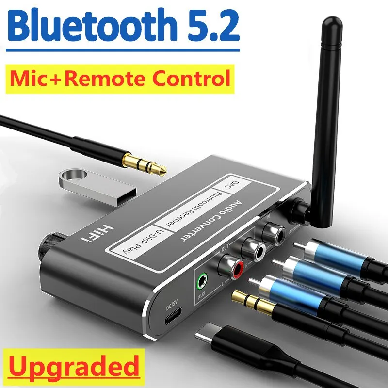 HIFI-Bluetooth-5-2-Audio-Receiver-DAC-Coaxial-Digital-To-Analog ...