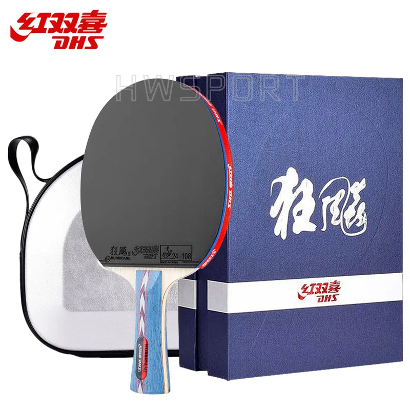 Original-DHS-Hurricane-No1-No2-Table-Tennis-Racket-Professional-5-Wood ...