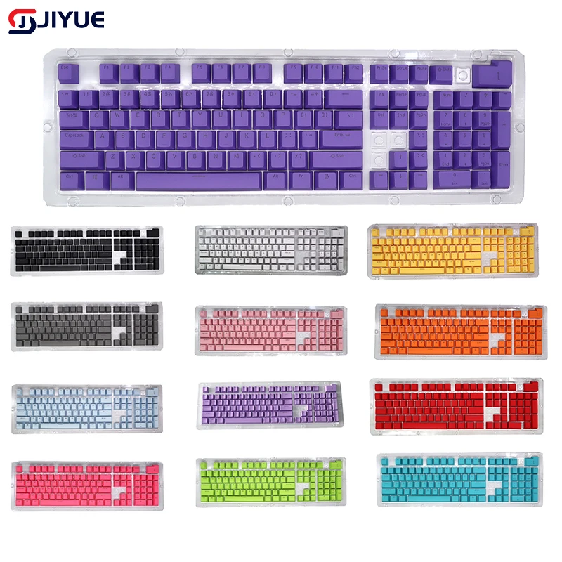 104pcs-PBT-ABS-Translucent-Keycaps-OEM-Profile-For-Mechanical-Keyboard ...