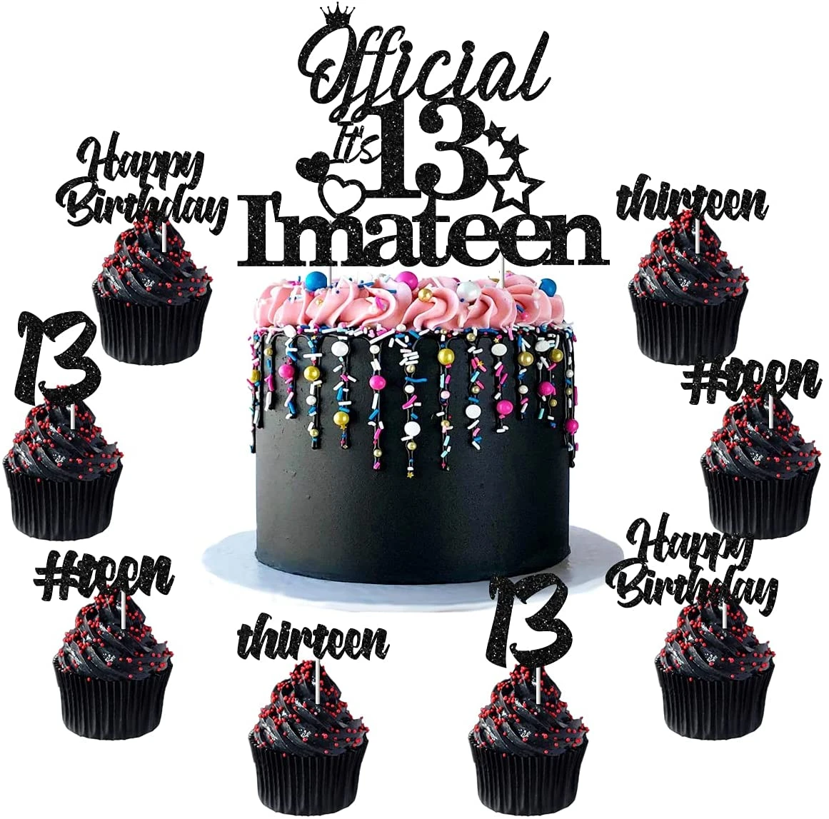 13 Birthday Decorations Teenager | Official 13 Birthday Cake Topper ...