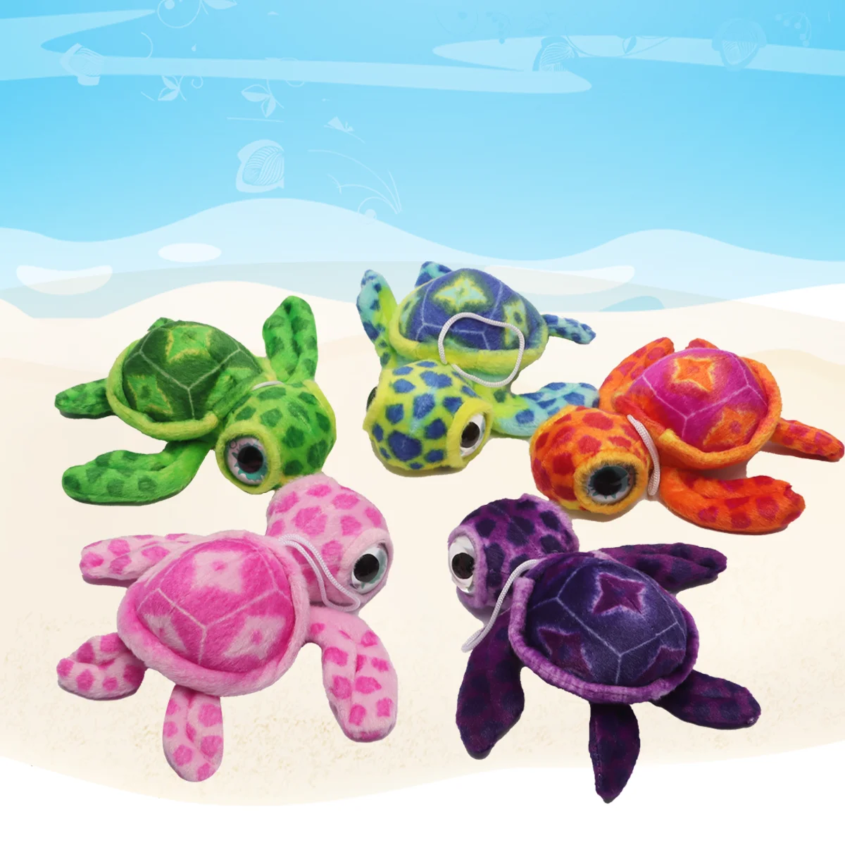 Cute-Sea-Turtle-Plush-Toy-Five-Colors-Sea-Turtle-Plushies-Soft ...
