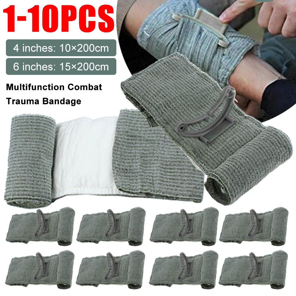 1-10pcs-4-6-Inch-Israeli-Bandage-Wound-Dressing-Emergency-Bandage ...