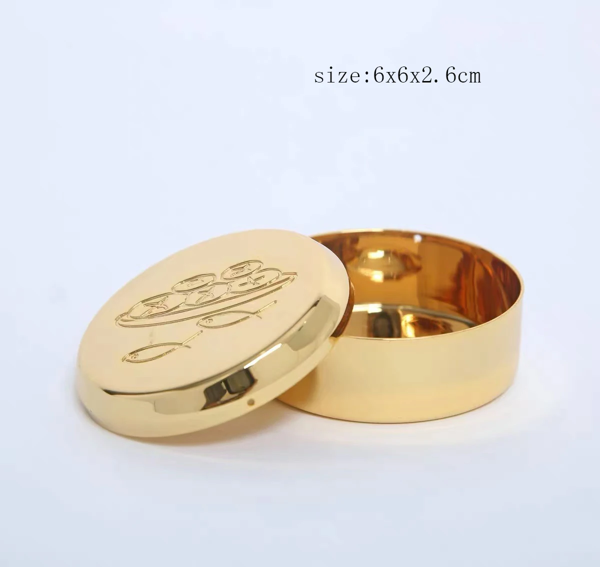 Pyx-For-The-Eucharist-Catholic-Ichthus-And-Cross-Brass-Religious ...