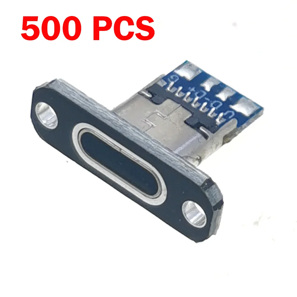 500pcs-Lot-USB-3-1-Type-C-Power-Socket-With-Screw-fixing-plate-Type-C ...