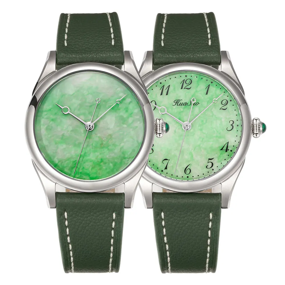 HUASUO-38mm-Luxury-Jade-Dial-Watches-For-Men-Automatic-Mechanical-SW200 ...