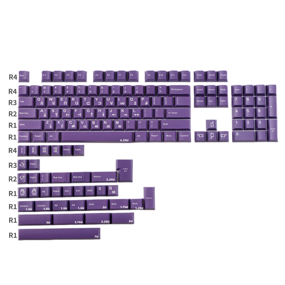 GMK-Royal-Cadet-Keycap-PBT-143-Keys-Cherry-Profile-DYE-Subbed-1-5mm ...