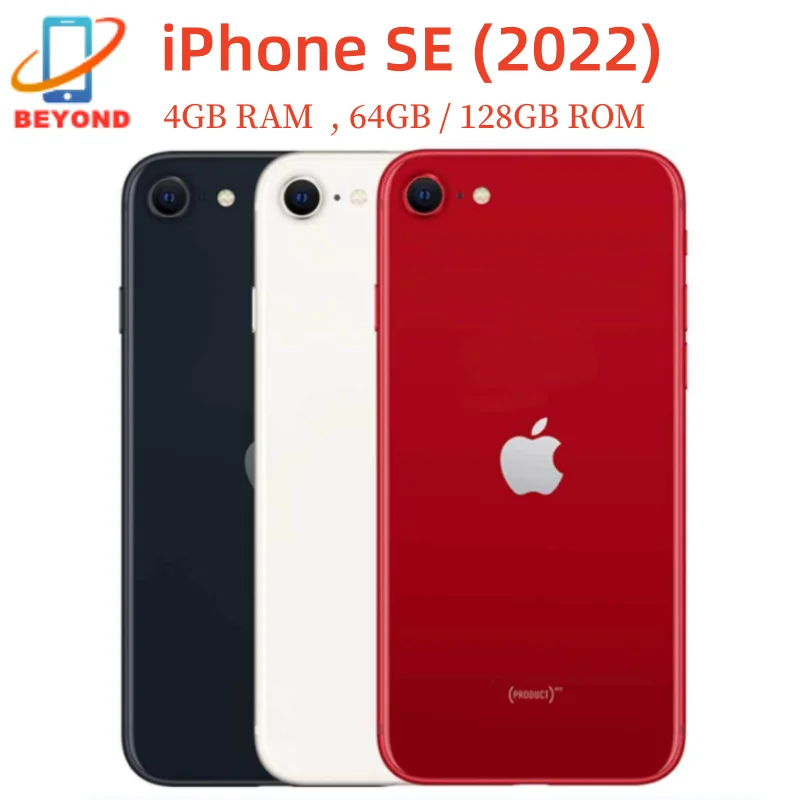 Apple-teléfono móvil iPhone SE 2022 SE3 SE2022, smartphone Original desbloqueado con 64/128 ...