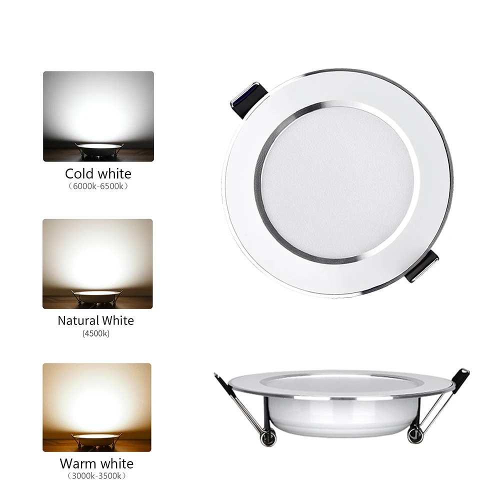 LED-Downlight-Recessed-Ceiling-Lamp-5W-9W-12W-15W-Three-Color-Dimmable ...
