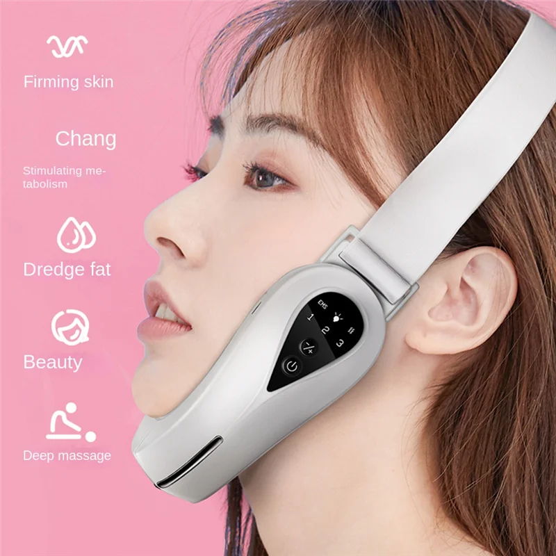 Promotion!EMS V Line Shape Electric Face Skin Lift Massager Facial ...