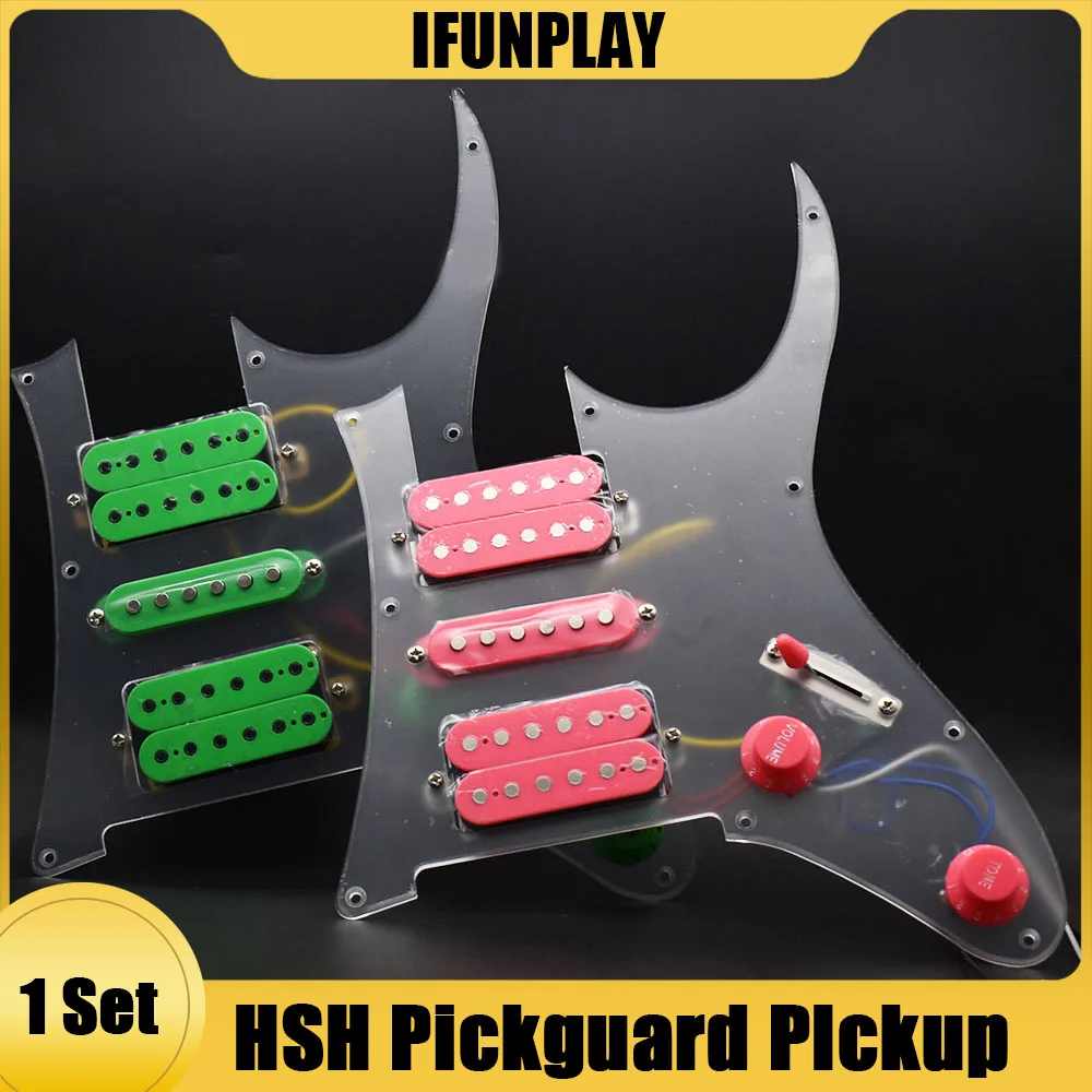 HSH Loaded Electric Guitar Prewired Pickguard Pickup with Ceramic ...