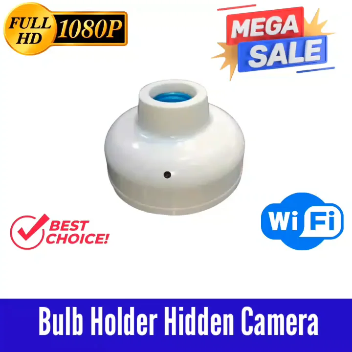 2025 Bulb Holder Camera CCTV Camera Wifi Camera 1080P HD Mini Recorder ...