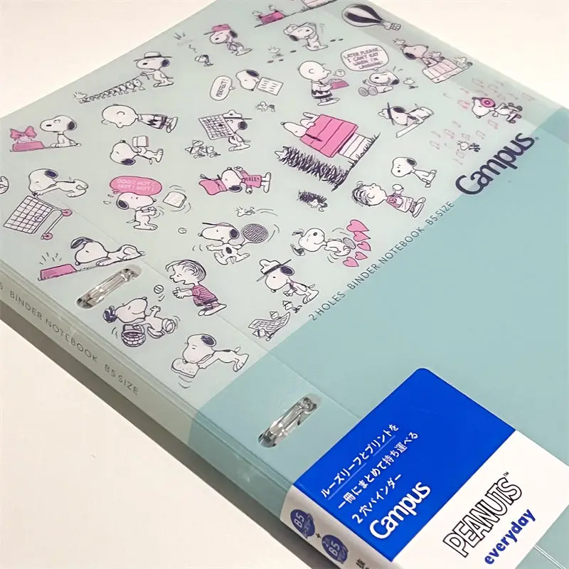 B5-Snoopy-Folder-Cartoon-Loose-Leaf-Notebook-Diary-Meeting-Schedule ...