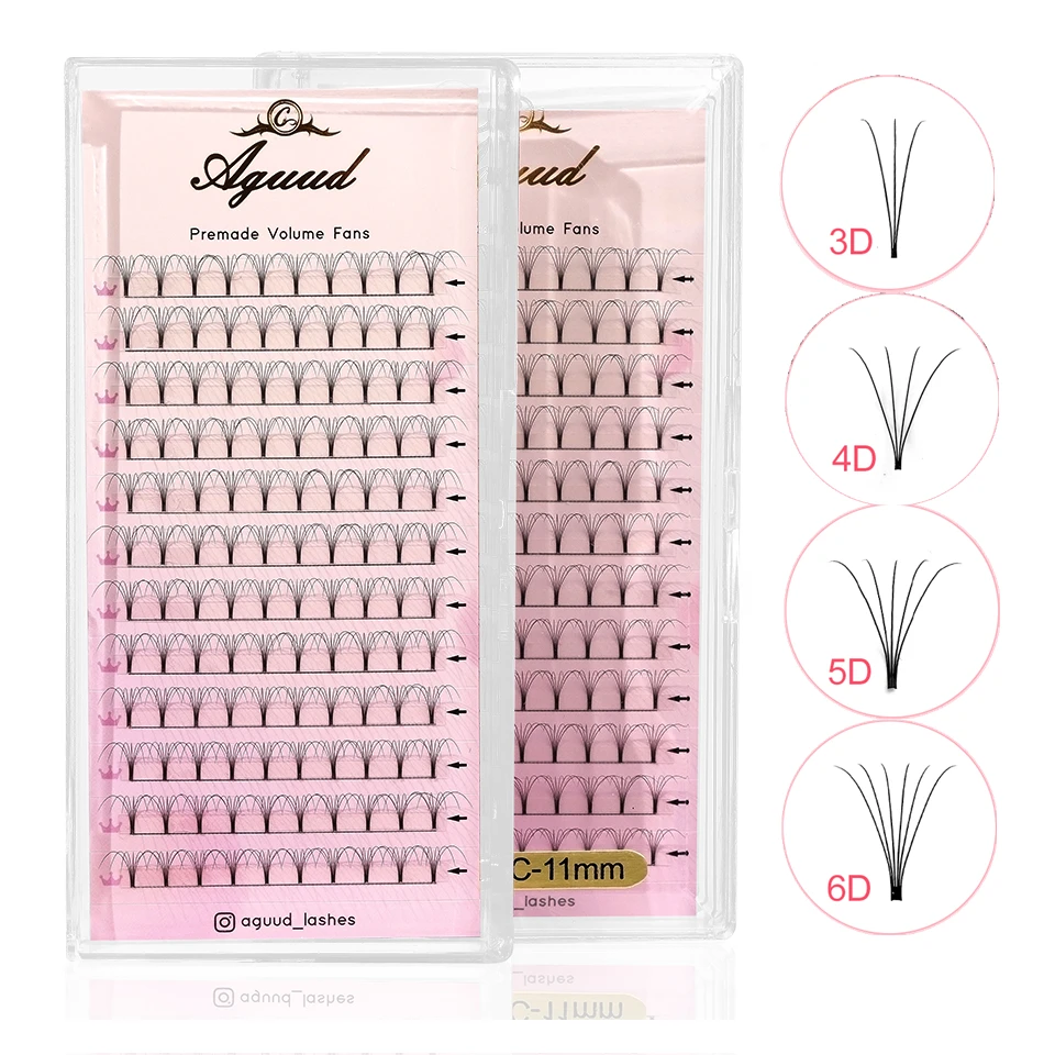 AGUUD-Short-Long-Stem-Premade-Volume-Fans-Lashes-3D-4D-5D-6D-bouquet ...