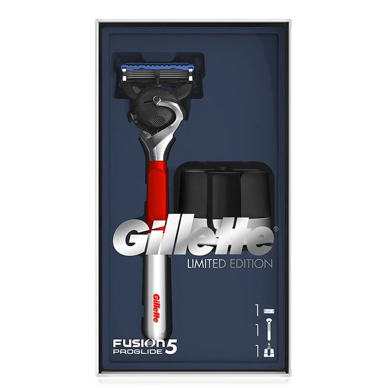 Gillette Fusion 5 Razor 5-Layers Blades Shaver 1 Handle 1 Razor Heads 1 ...