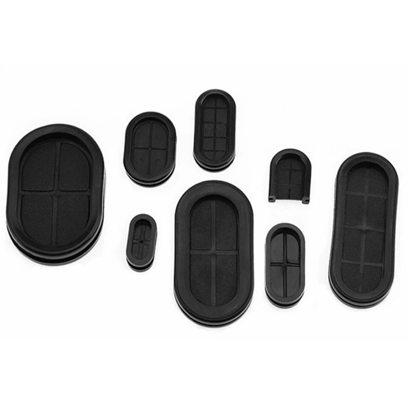 Black-Groove-Rubber-Circlip-Sealing-Ring-Oval-Shape-Double-Sided-Wires ...