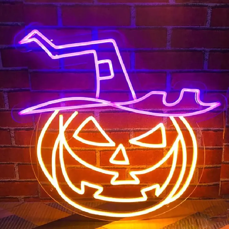 Halloween-Pumpkin-Neon-Sign-Decorations-Neon-Led-Signage-For-Outdoor ...