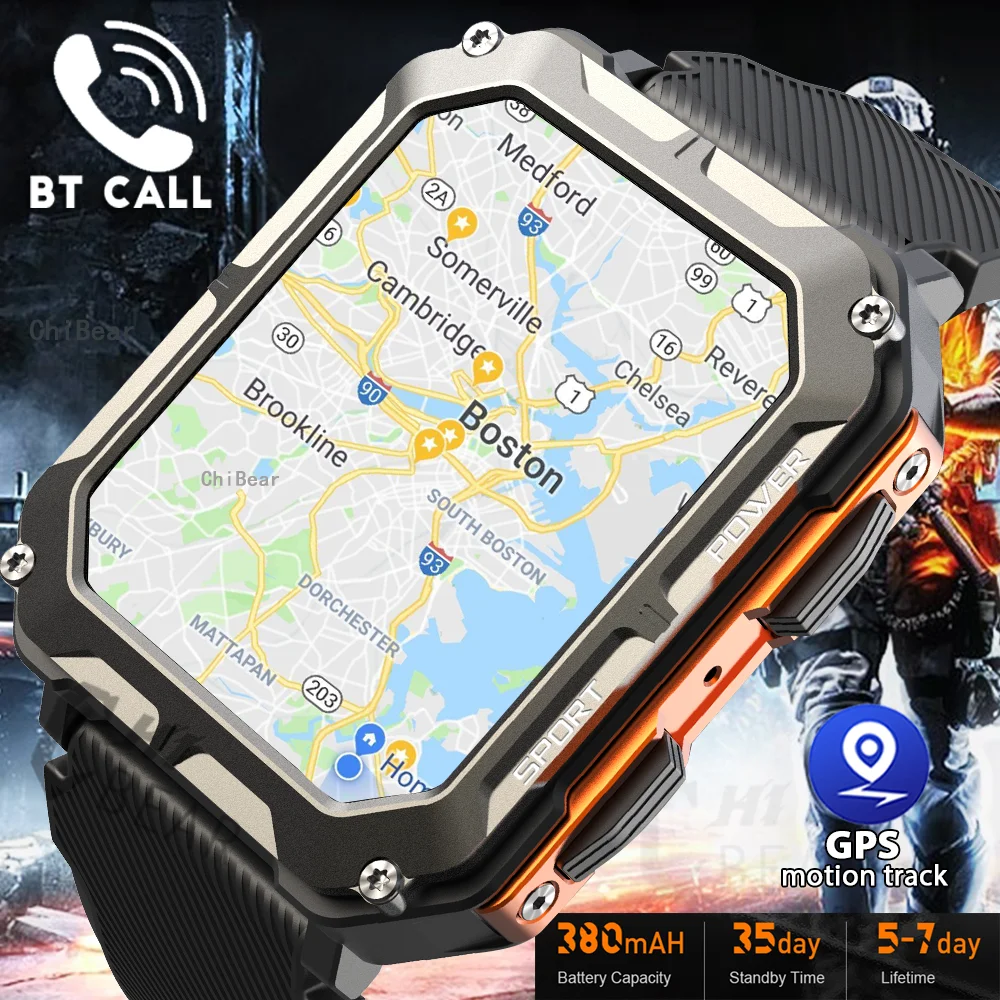 GPS-Smart-watch-IP68-Waterproof-Women-smartwatch-for-men-Calculator-Bluetooth-Call-Sport-watches ...