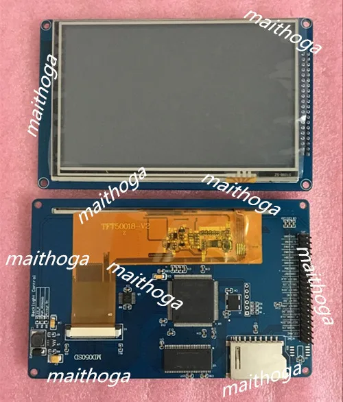 5.0 inch 16M MD050SD TFT LCD Screen Module with Touch Panel 800*480 MCU ...