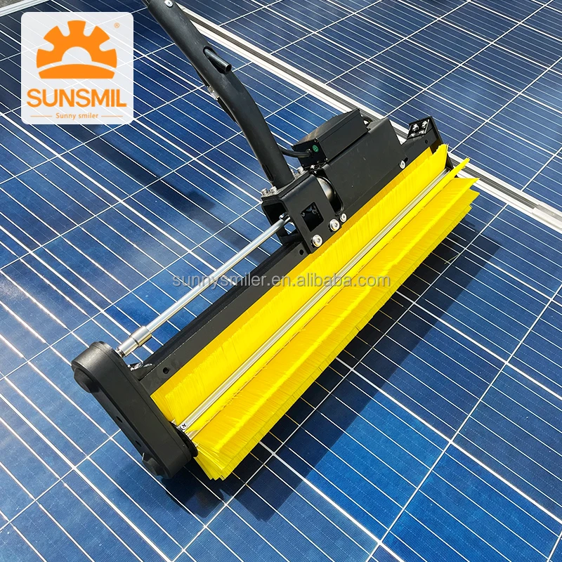 Sunnysmiler-Solar-Panel-Cleaning-Rotating-Brush-Kit-Equipment-Machine ...