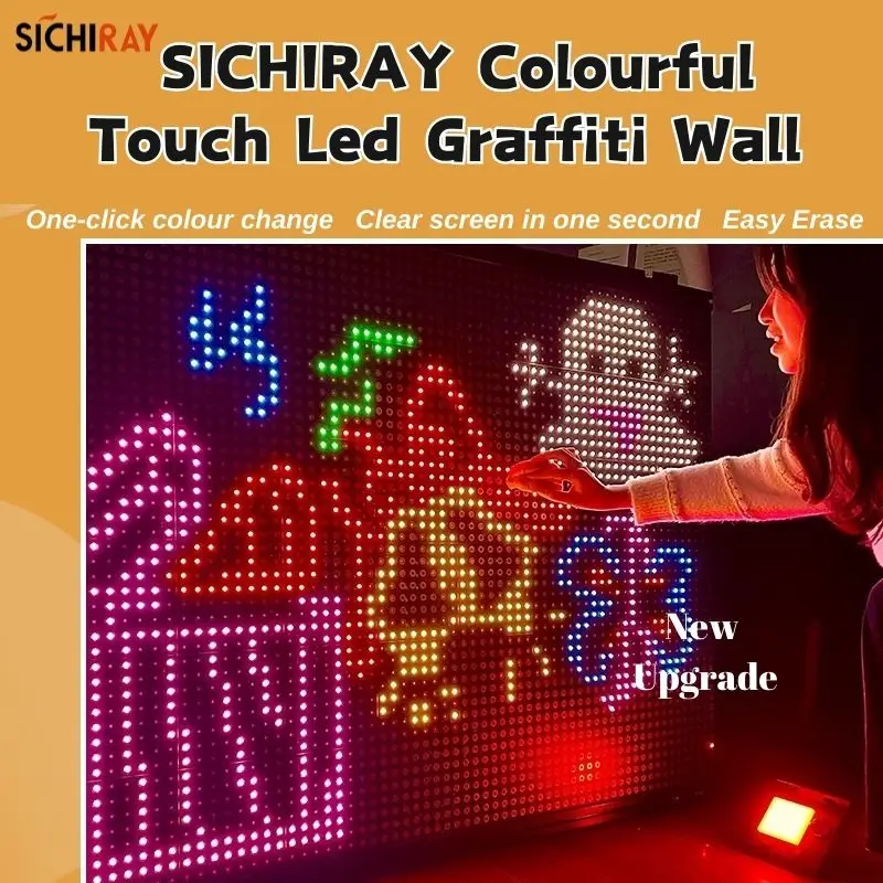 Sichiray-Colourful-Touch-Led-Graffiti-Wall-Creative-Interactive-Wall ...