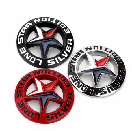 Logo-Badge-LoneStar-EDITION-Metal-Car-Stickers-For-Lone-Star-Texas-Off ...