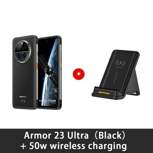 Ulefone Armor 23 Ultra 5G Rugged Phone 24GB+512GB Satellite Message 55W Wireless charging 64MP ...