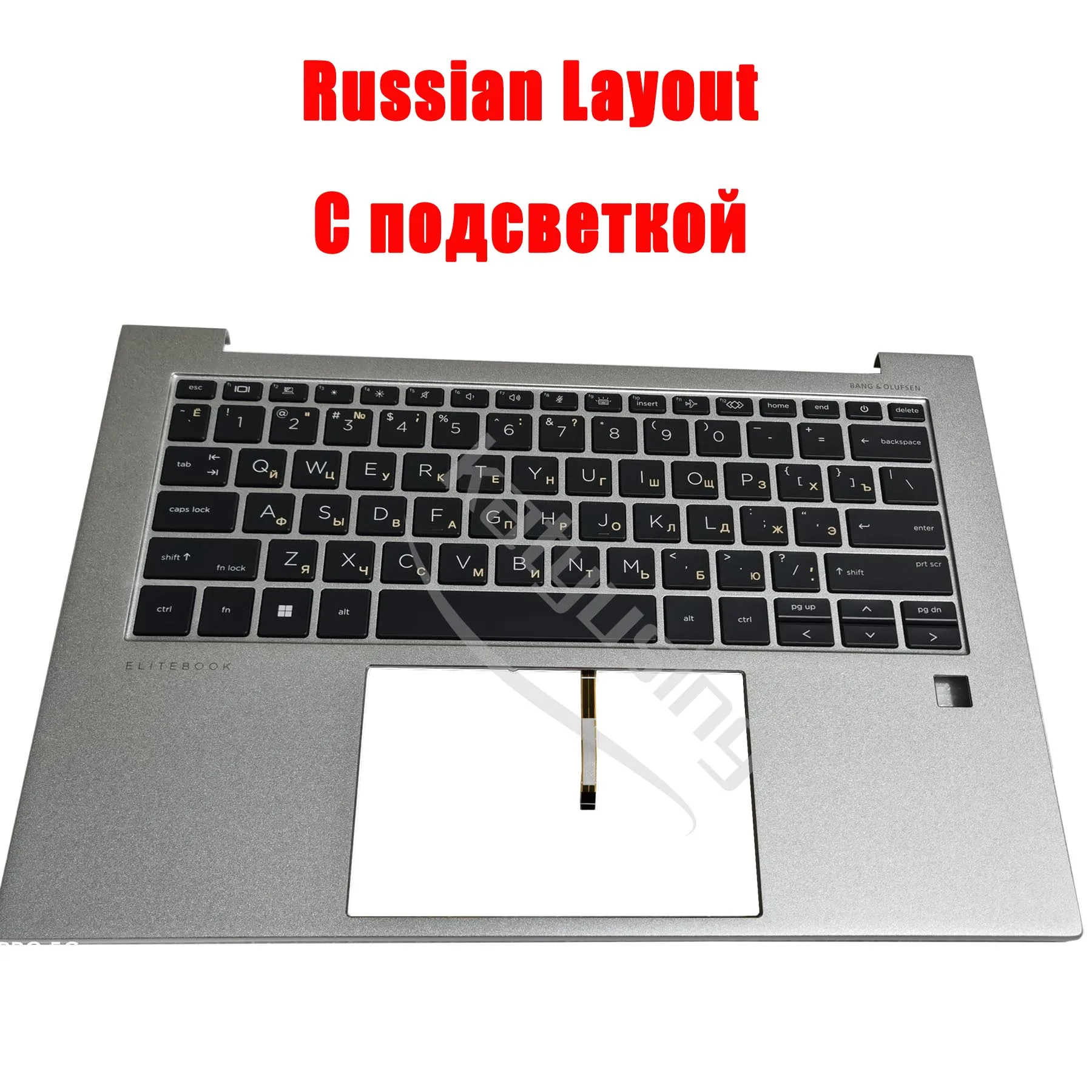 Laptop Upper Case Replacement Upper Case Palmrest With Backlit Keyboard ...