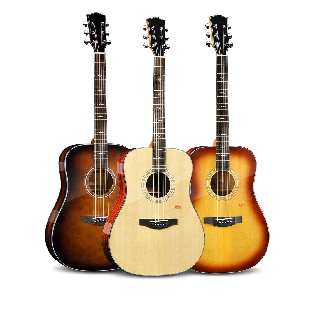 Solid-Top-Level-Acoustic-Guitar-F1-F2-S1-With-Vibration-Pickup ...