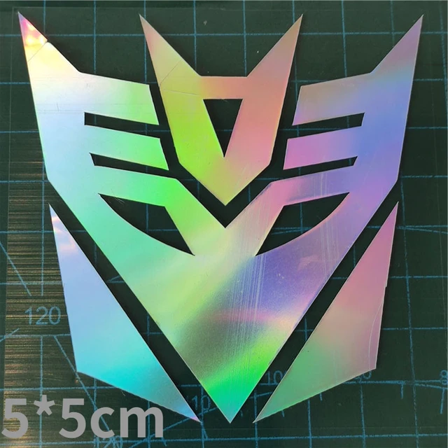 Seven Color Laser Transformers Motorcycle Decorative Stickers ...