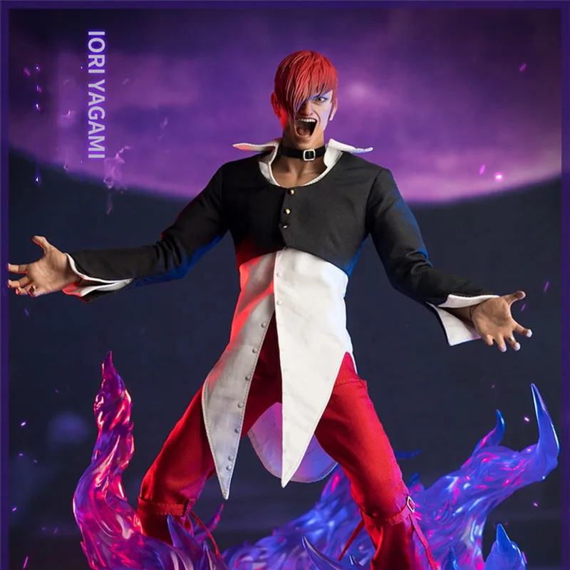 WorldBox 1/6 Men Soldier Iori Yagami Japanese Fighting Games Dolls Full ...