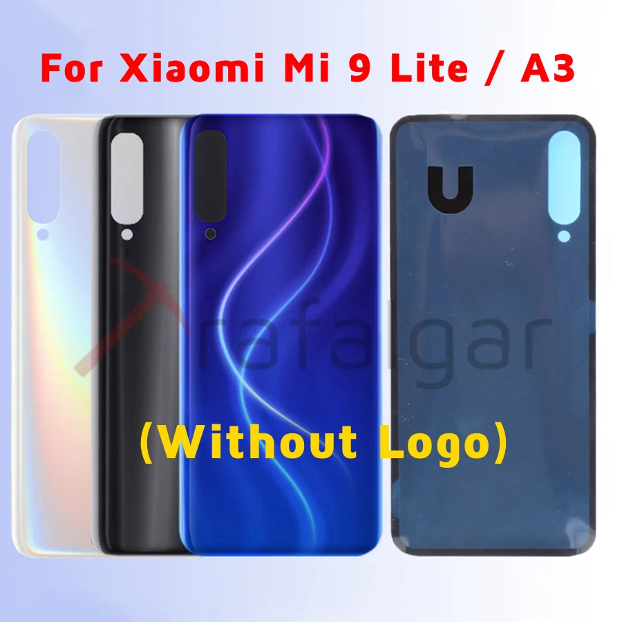 Cubierta de batería para Xiaomi Mi 9 Lite A3, Panel de vidrio trasero ...