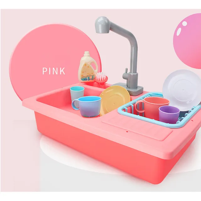 Color Changing Kitchen Sink Toys Children Heat Sensitive Thermochromic ...