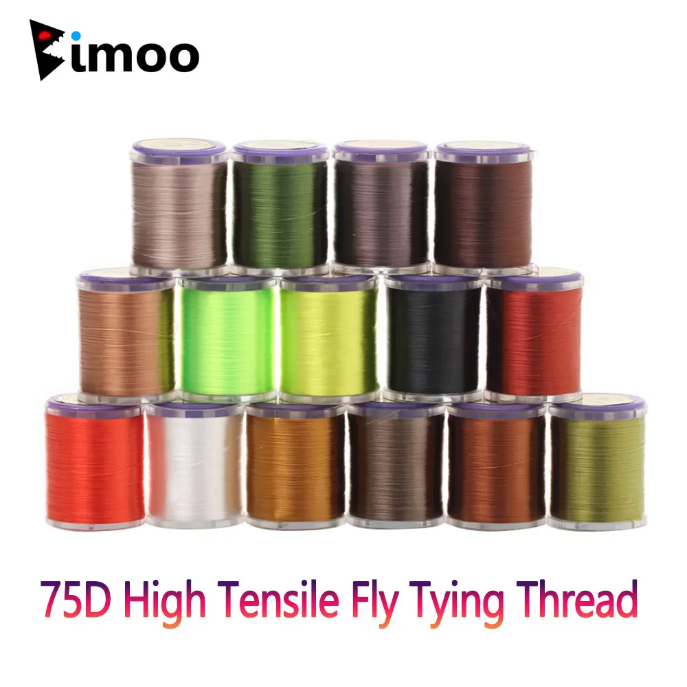 Bimoo-250-Yards-75D-Super-Fine-High-Tensile-Fly-Tying-Thread-Smooth ...