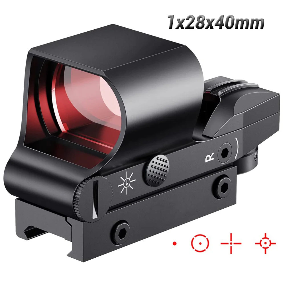 1X28X40Mm-Tactische-Red-Dot-Sight-Riflescope-Hunting-Scope-Red ...