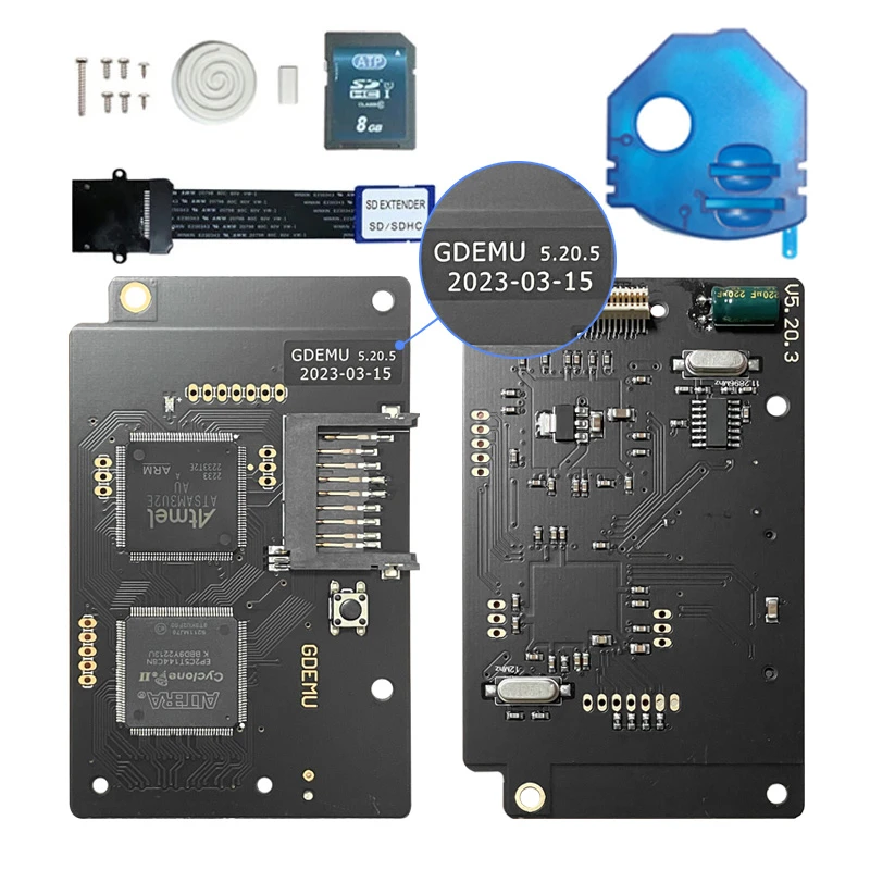 Ultima Version Gdemu for dreamcast SD Card Extender Mount Kit v5.20.5 Disk Replacement and SD ...
