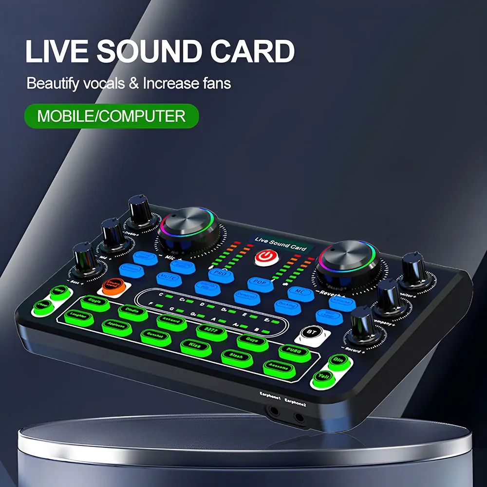 X60-sound-card-English-version-Professional-sound-card-audio-mixer ...
