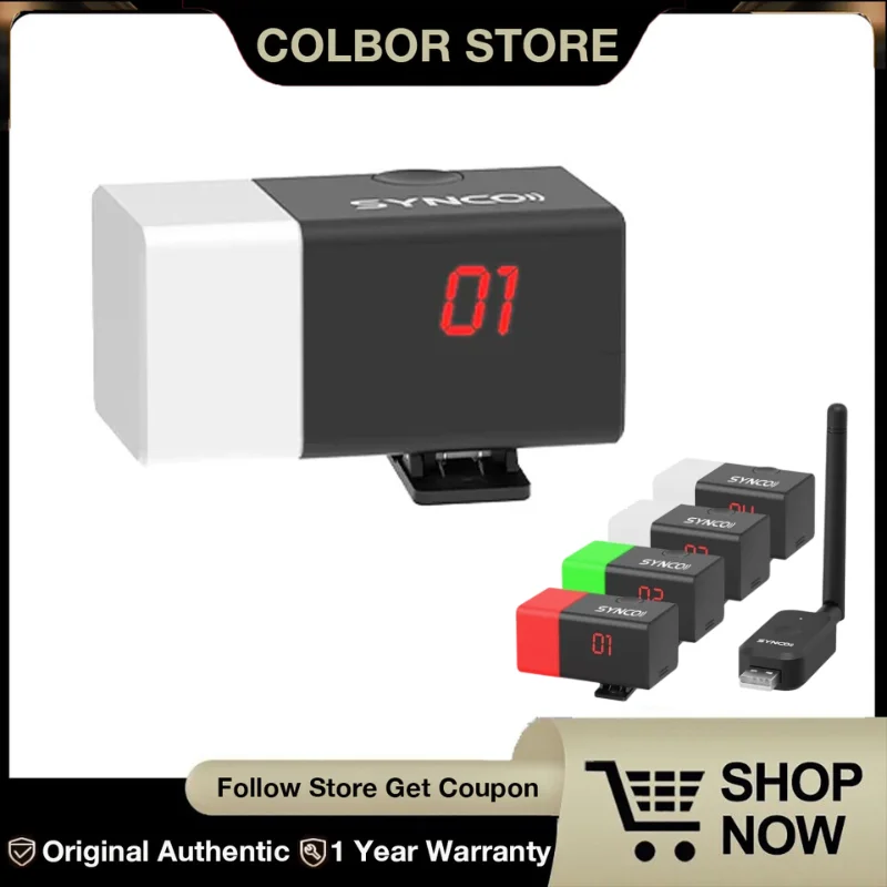SYNCO CE3 Wireless Tally Light System, 1000m Transmission Range, Up to ...