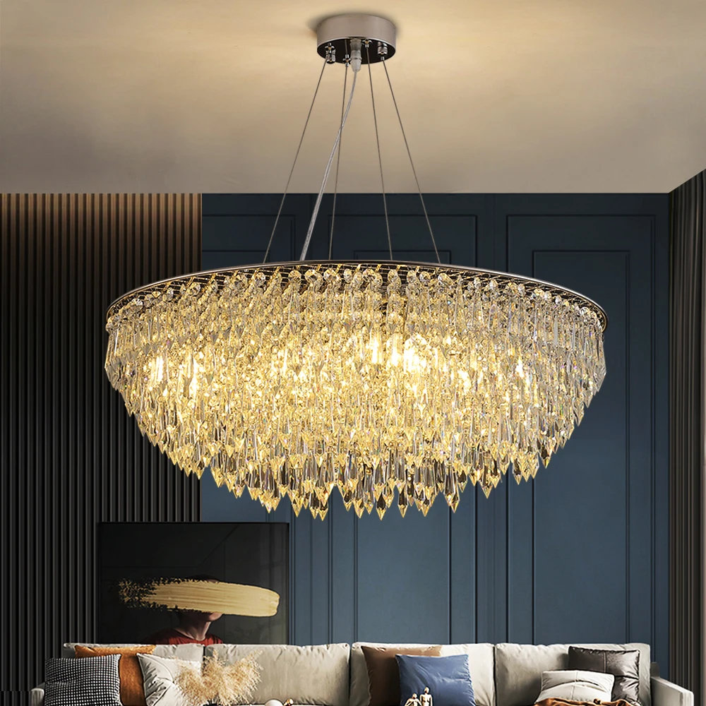 New Style Crystal Chandelier Modern Home Decoration Chandelier Luxury ...