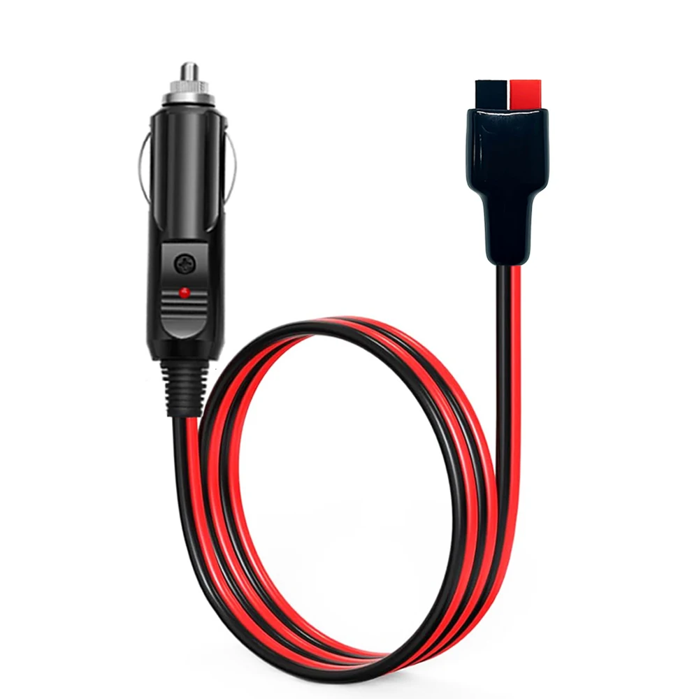 Cigar-Lighter-Plug-with-45A-Connector-Extension-Cable-14AWG-Battery ...