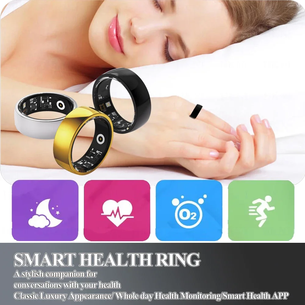 2025-Health-Life-Smart-Ring-Men-Women-Blood-Oxygen-Body-Temperature ...