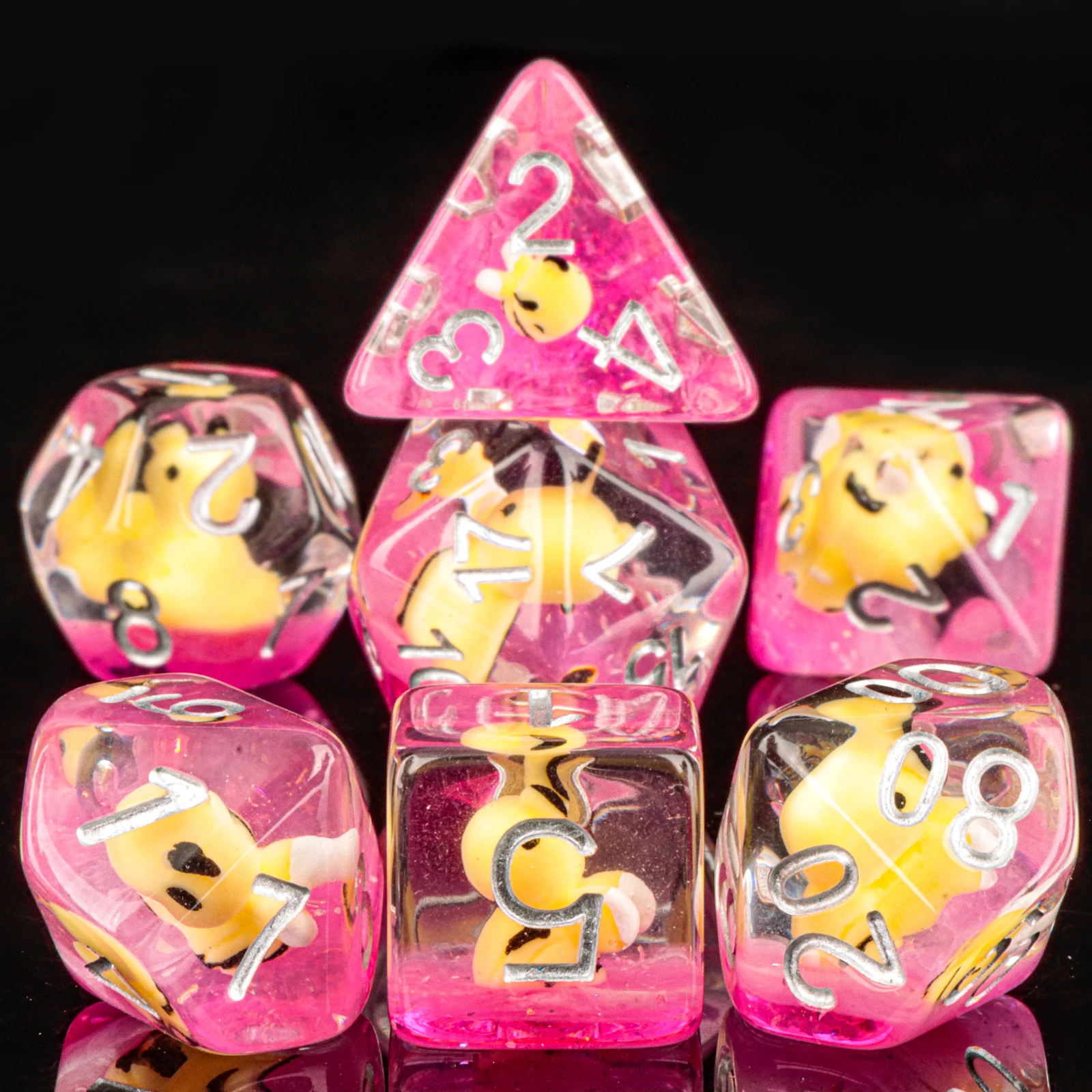 DnD-Bumble-Bee-Resin-Dice-Animal-Inclusion-Dice-for-D-D-RPG-Game-Dice ...