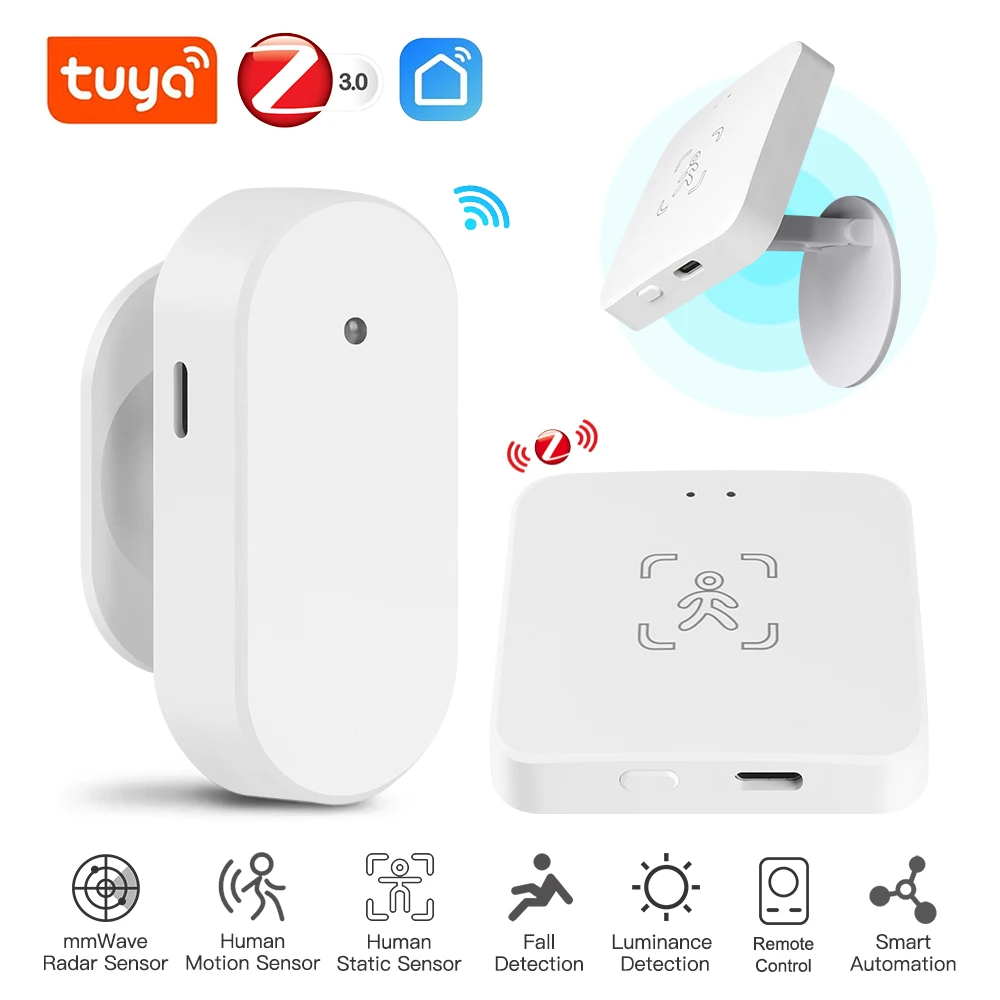 Tuya-Zigbee-Human-mmWave-Presence-Sensor-24G-Radar-Detector-Wireless ...