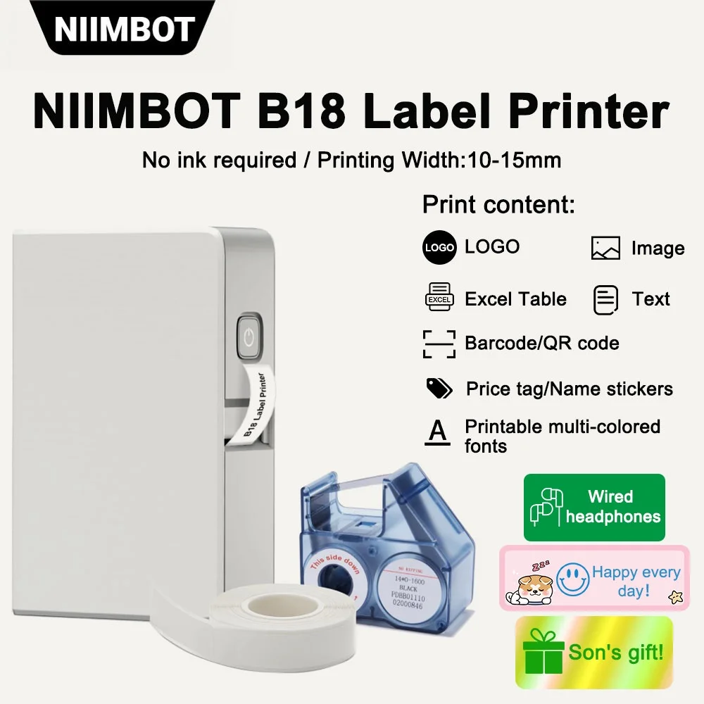 Wireless-portable-printer-color-label-printer-NIIMBOT-B18-thermal ...