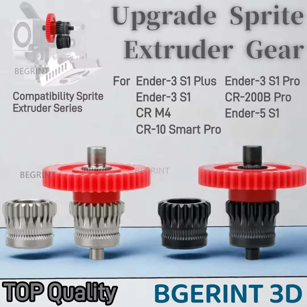 All Metal Hardened Steel DLC Coated Sprite Extruder Gear For Ender3 S1 ...