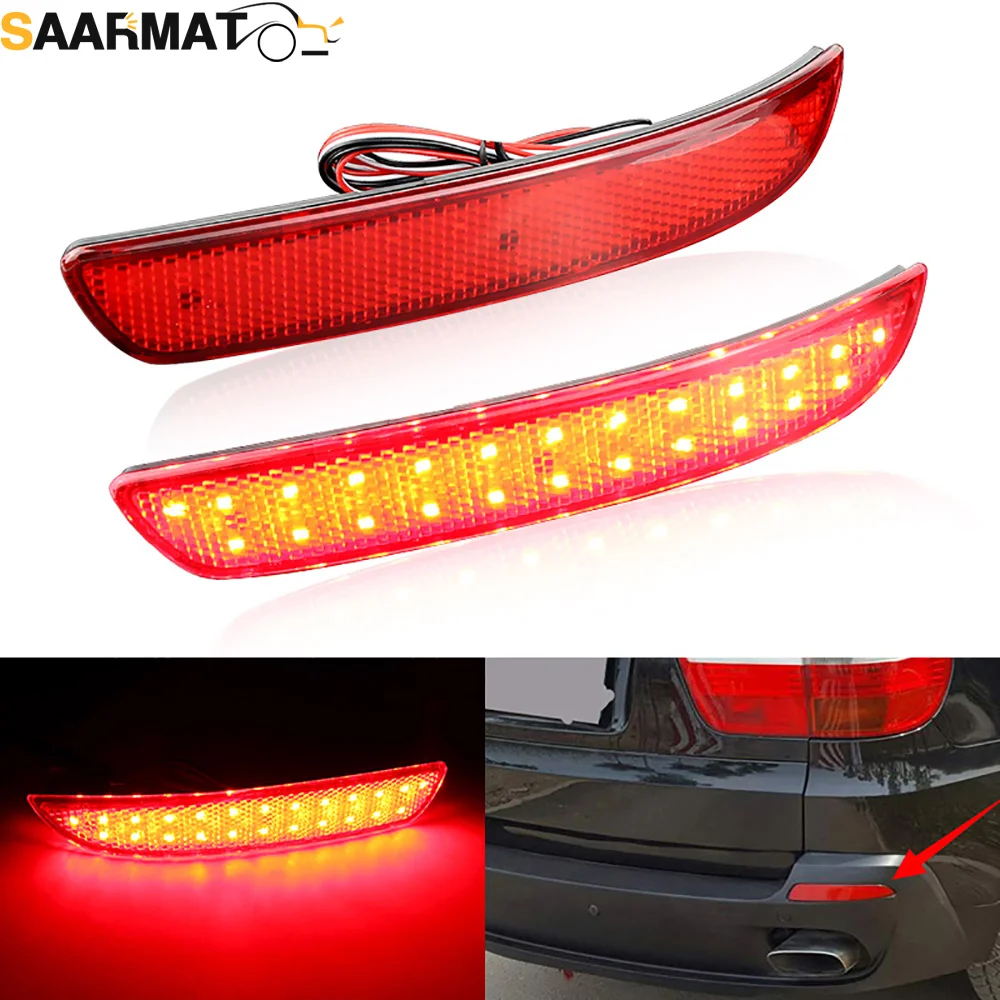 2Pcs-Car-Rear-Bumper-Reflector-for-BMW-E70-X5-SUV-2008-2010-OE ...
