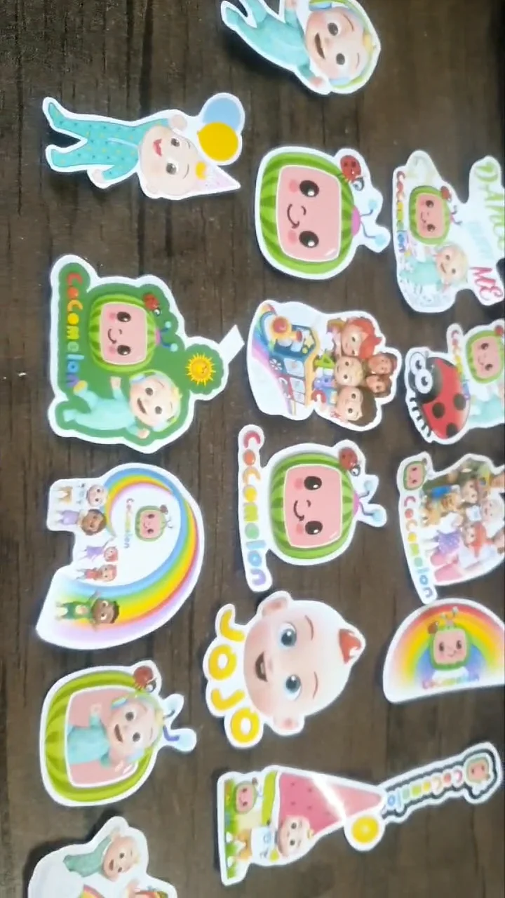 Cocomelon Stickers Pack of 15 Stickers For Laptop,Desk, Notebook and ...
