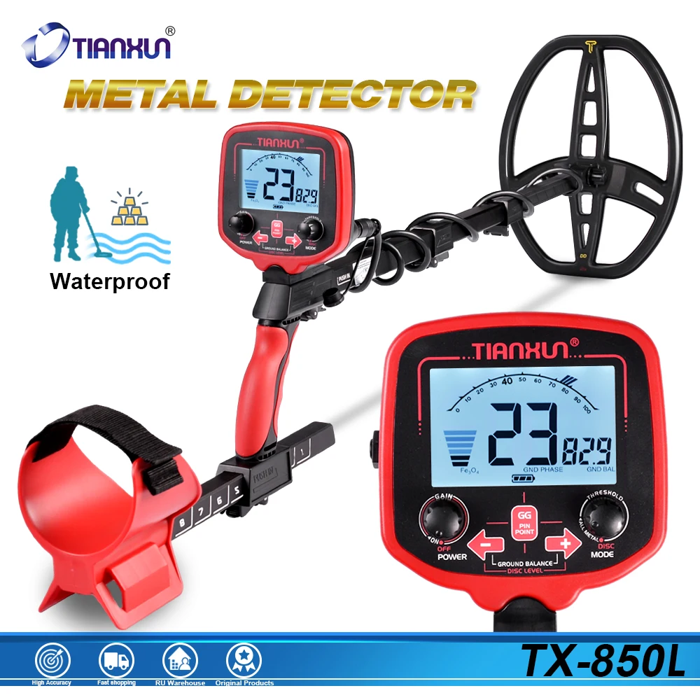 TX-850L-Metal-Detector-Professional-Underground-Depth-Metal-Detector ...