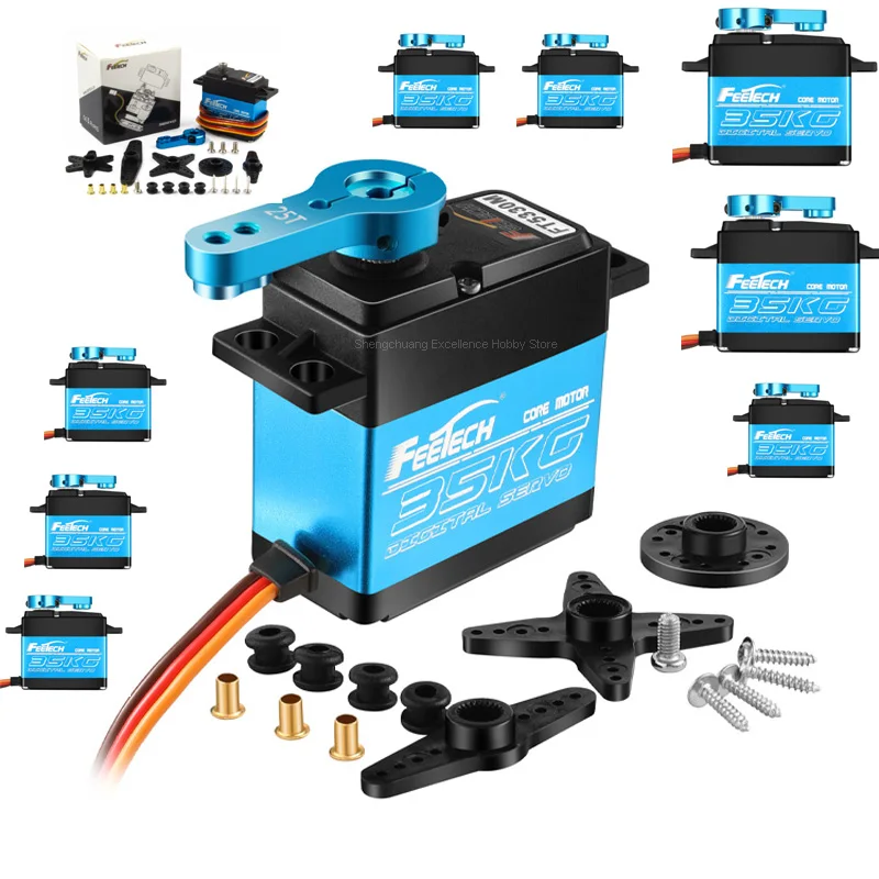 10-pcs-FEETECH-FT5330M-Waterproof-Servos-25-35KG-Metal-Gear-Digital ...